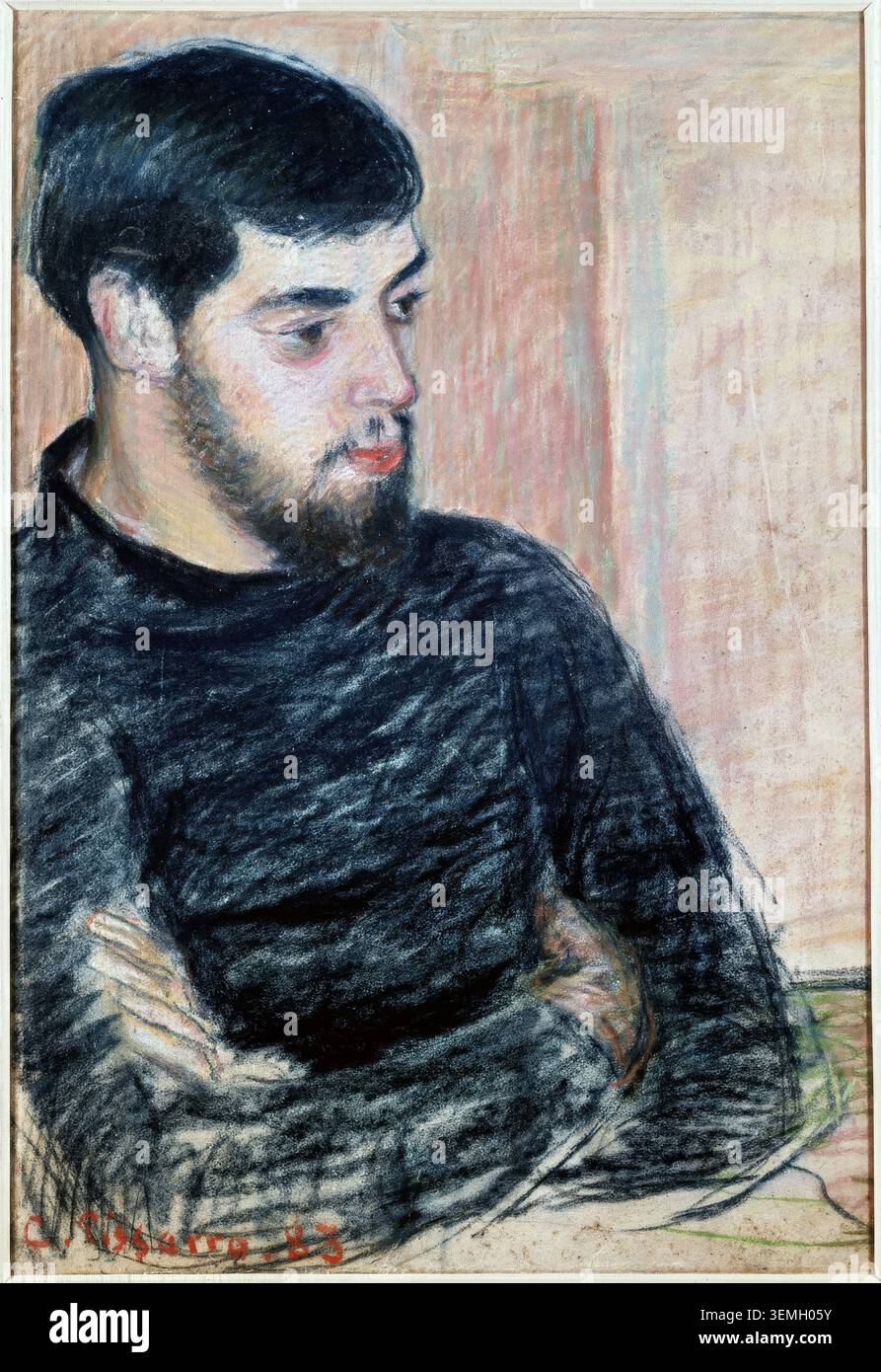 Camille Pissarro, Portrait of Lucien Pissarro (Portrait de Lucien ...