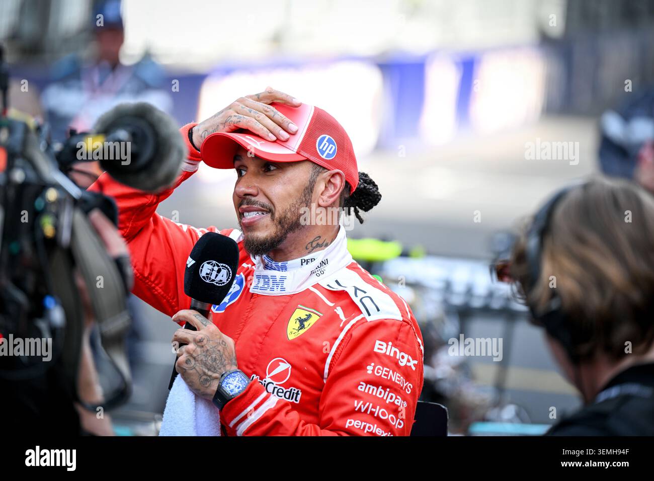 Monaco, Monte Carlo, 7th June 2026, Lewis Hamilton, Ferrari, during the ...