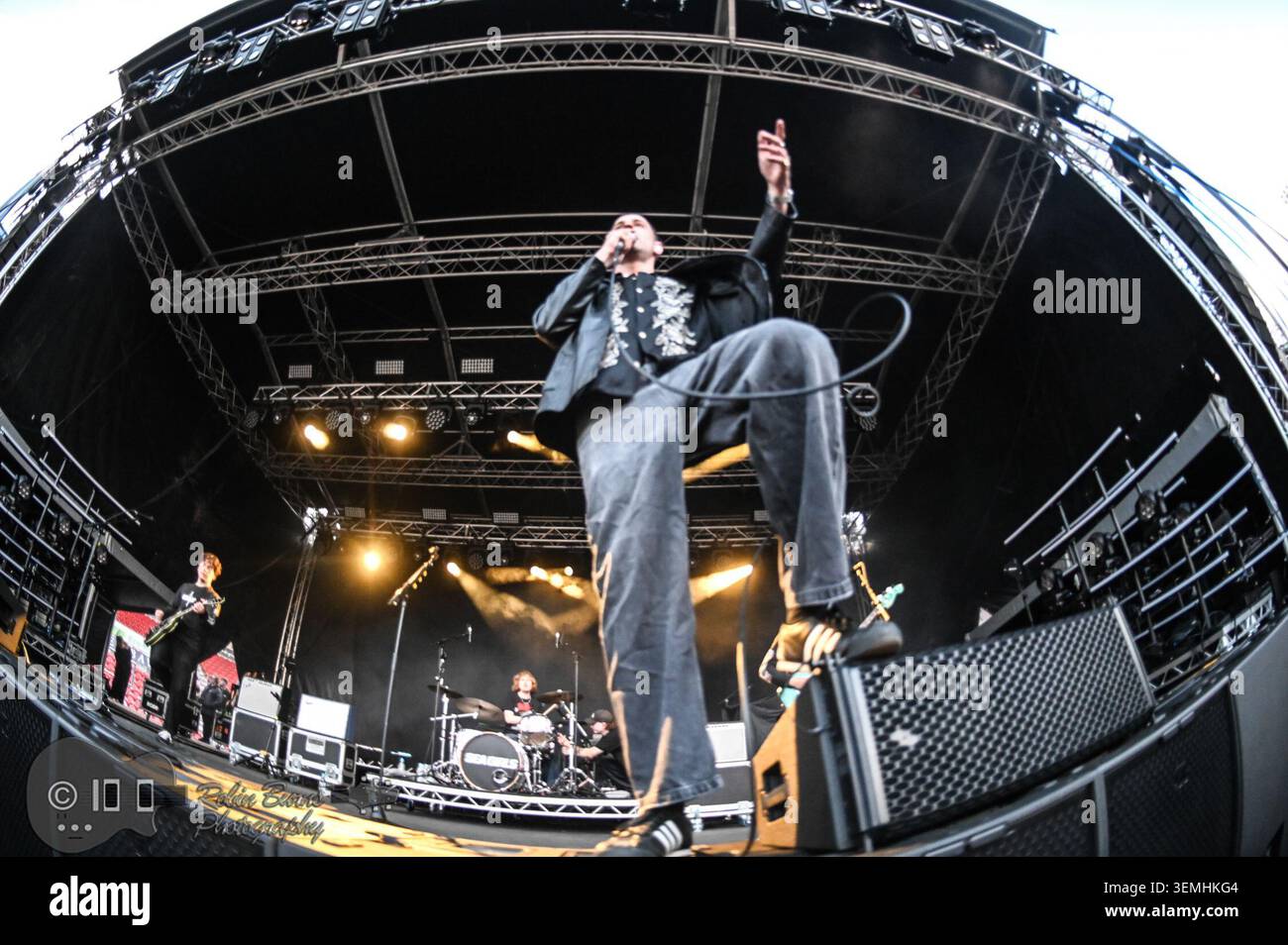Sea Girls Performing at Donny Fest 26 , 2026 , Doncaster, UK Stock ...