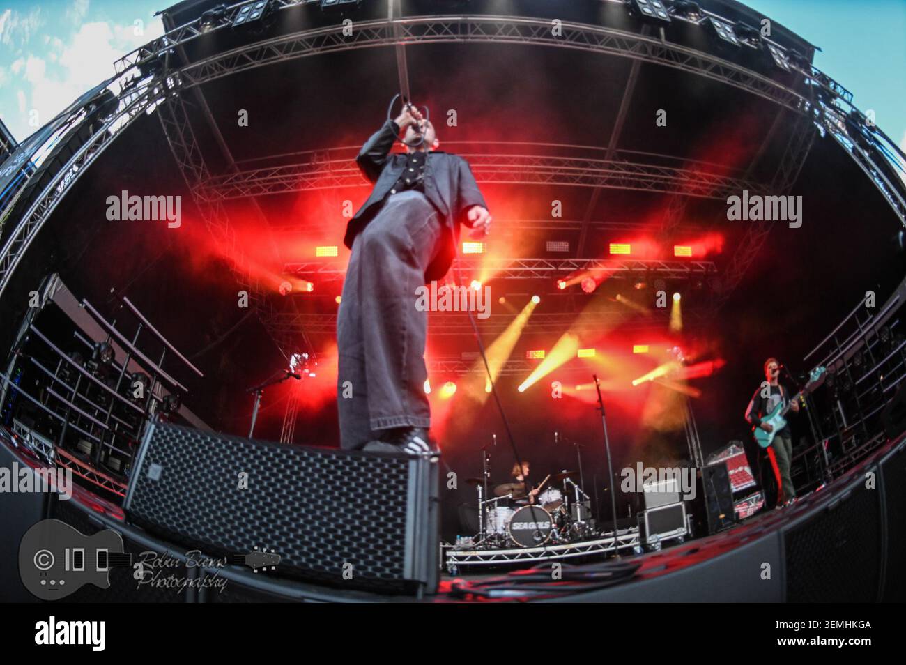 Sea Girls Performing at Donny Fest 26 , 2026 , Doncaster, UK Stock ...