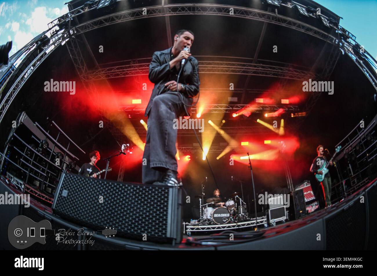 Sea Girls Performing at Donny Fest 26 , 2026 , Doncaster, UK Stock ...