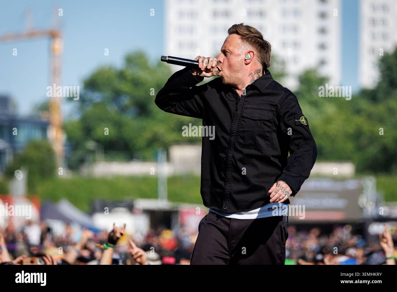 07 June 2026, Bavaria, Nuremberg: Sam Carter, singer of the British ...