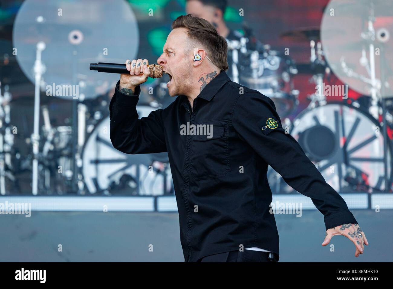 07 June 2026, Bavaria, Nuremberg: Sam Carter, singer of the British ...