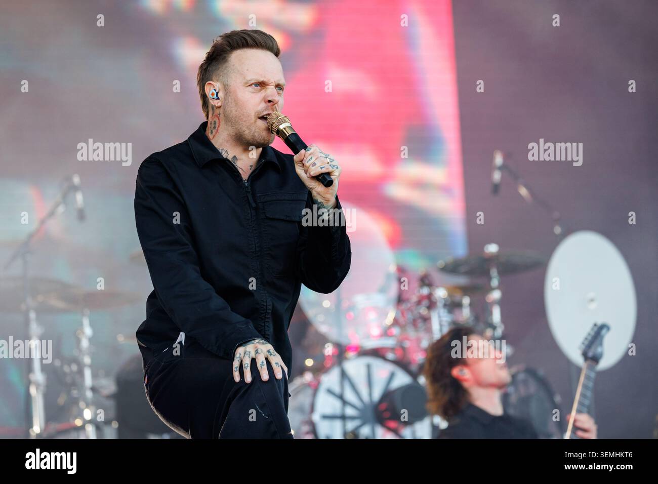 07 June 2026, Bavaria, Nuremberg: Sam Carter, singer of the British ...