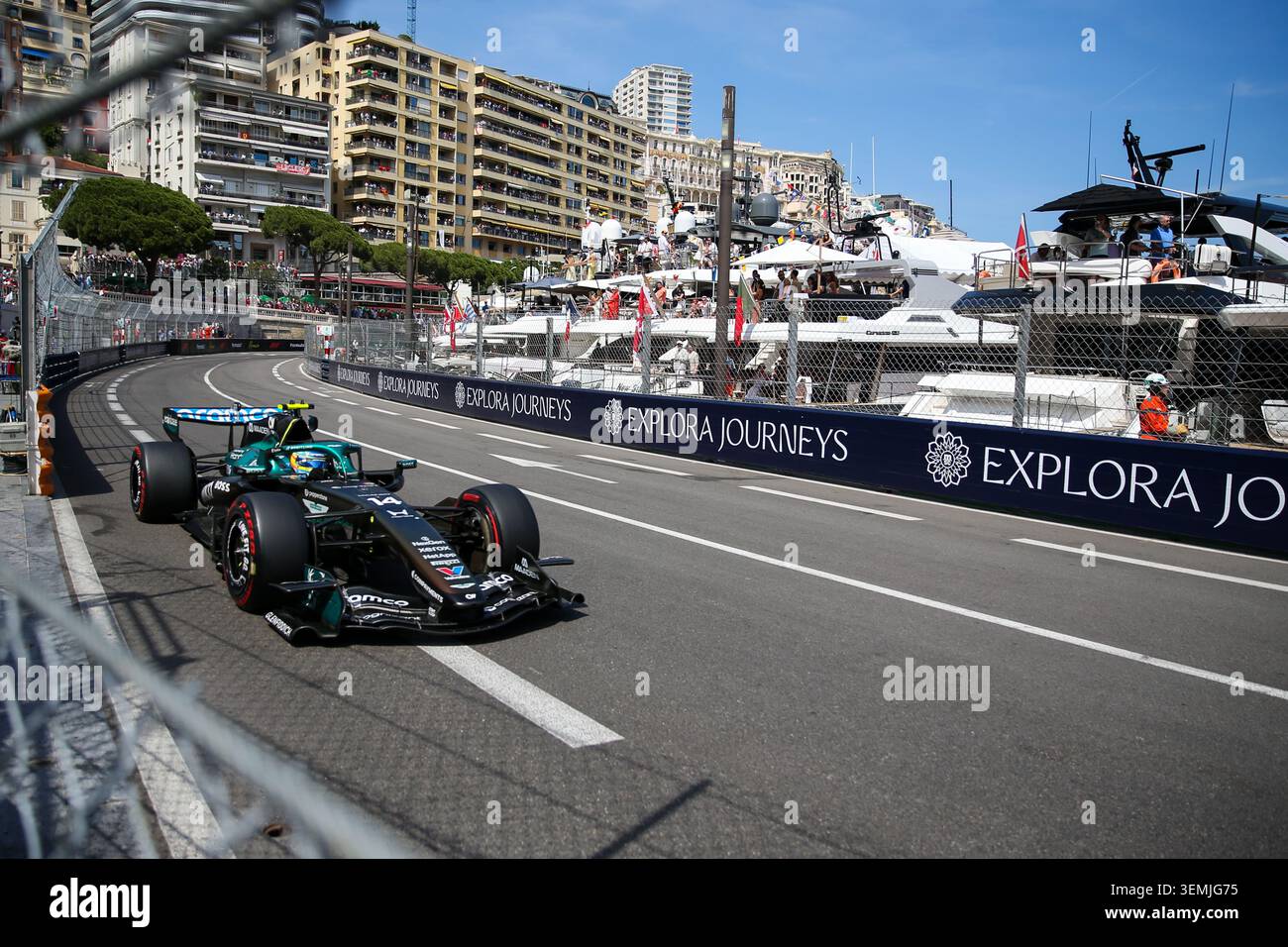 Montecarlo, Monaco. 7 Jun, 2026. Fernando Alonso of Spain driving the ...