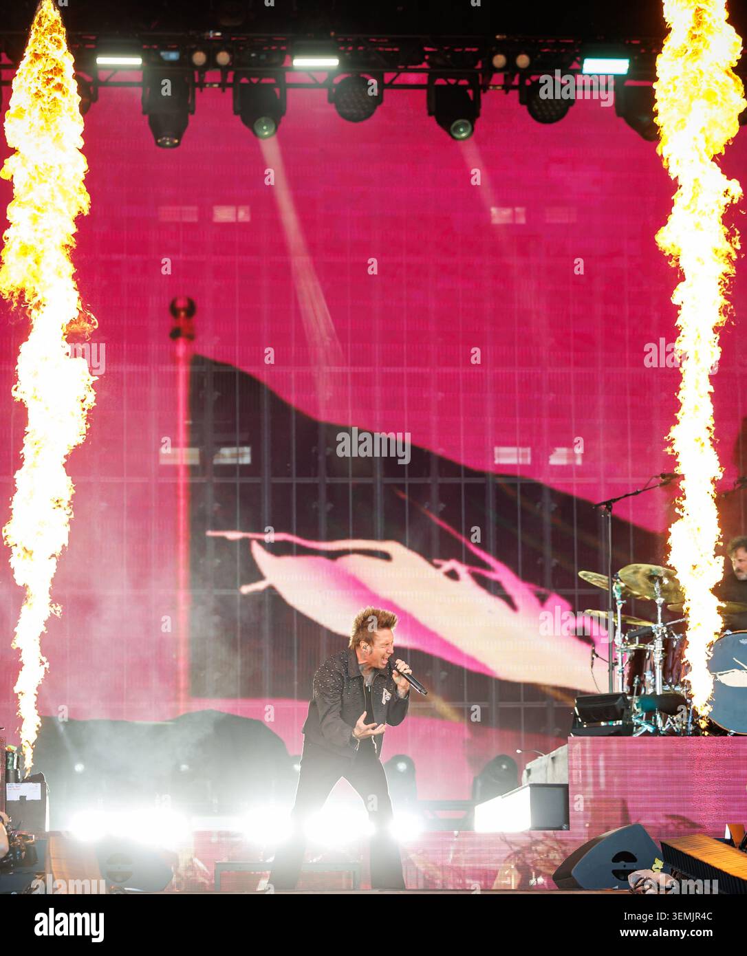 07 June 2026, Bavaria, Nuremberg: Jacoby Shaddix, singer of the US rock ...