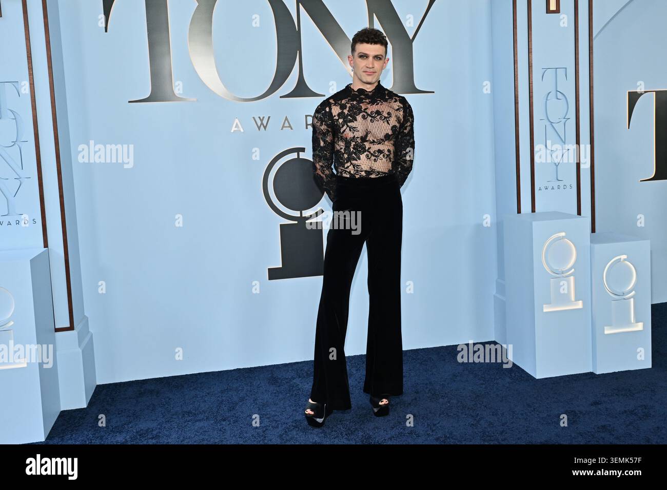 Sam Pinkleton arrives at the 79th Tony Awards on Sunday, June 7, 2026 ...