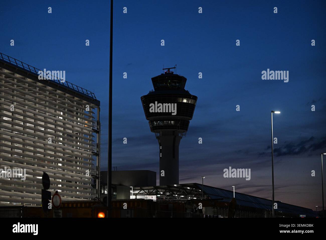 07 June 2026, Bavaria, Munich: The tower at Munich Airport. Flight ...
