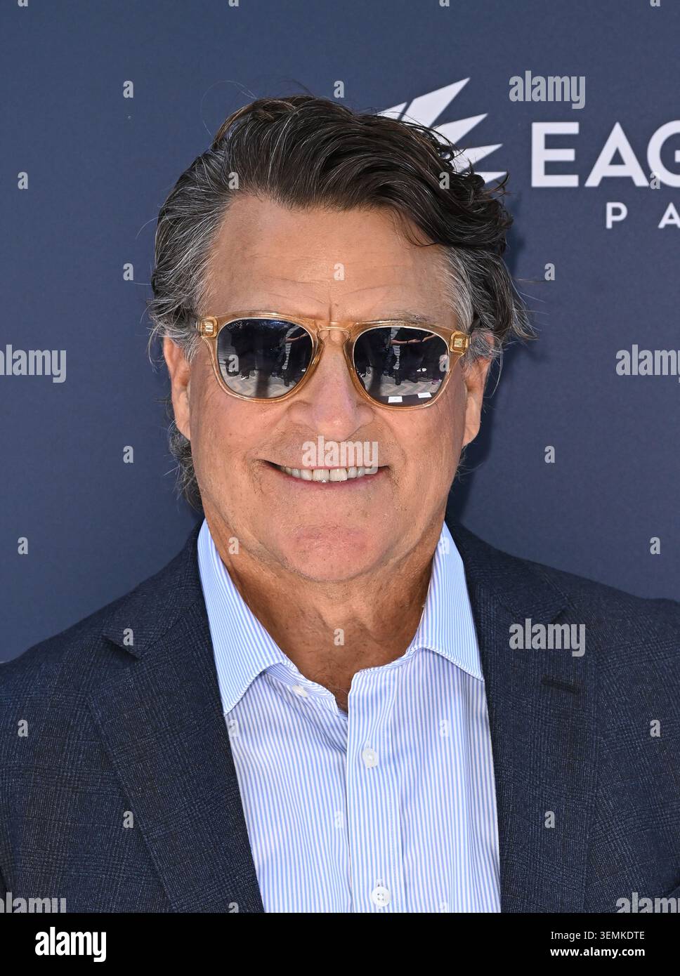 Ted McGinley arriving to the ‘Shrinking’ cast at the Newport Beach TV ...
