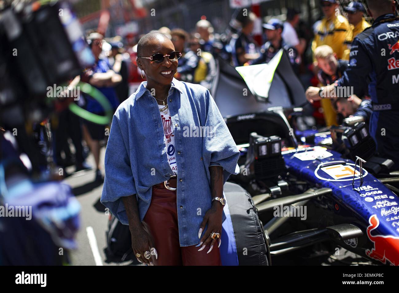 IPA85453405 - Cynthia Erivo actress during the Formula 1 Grand Prix de ...