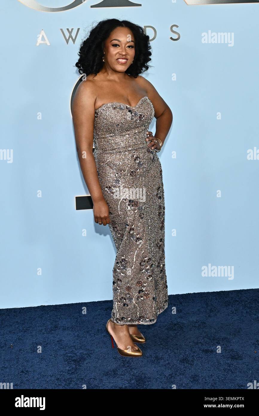 Khaliah Adams arrives at the 79th Tony Awards on Sunday, June 7, 2026 ...