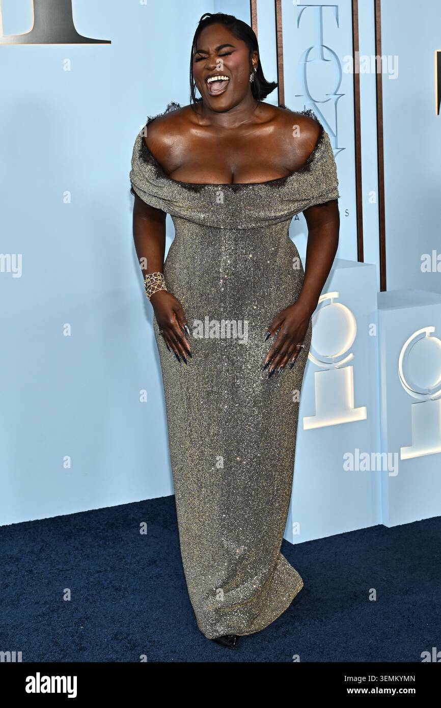 Danielle Brooks arrives at the 79th Tony Awards on Sunday, June 7, 2026 ...