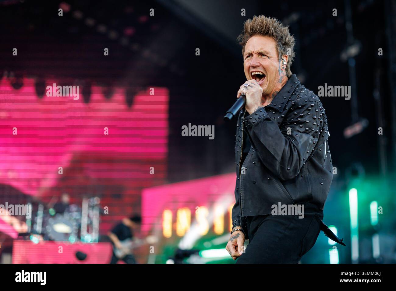 07 June 2026, Bavaria, Nuremberg: Jacoby Shaddix, singer of the US rock ...