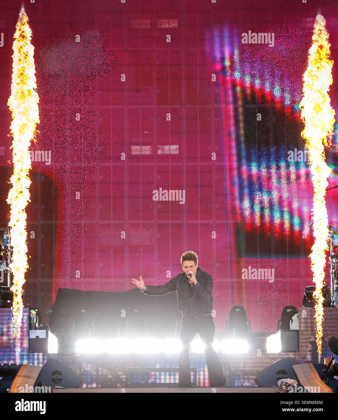07 June 2026, Bavaria, Nuremberg: Jacoby Shaddix, singer of the US rock ...