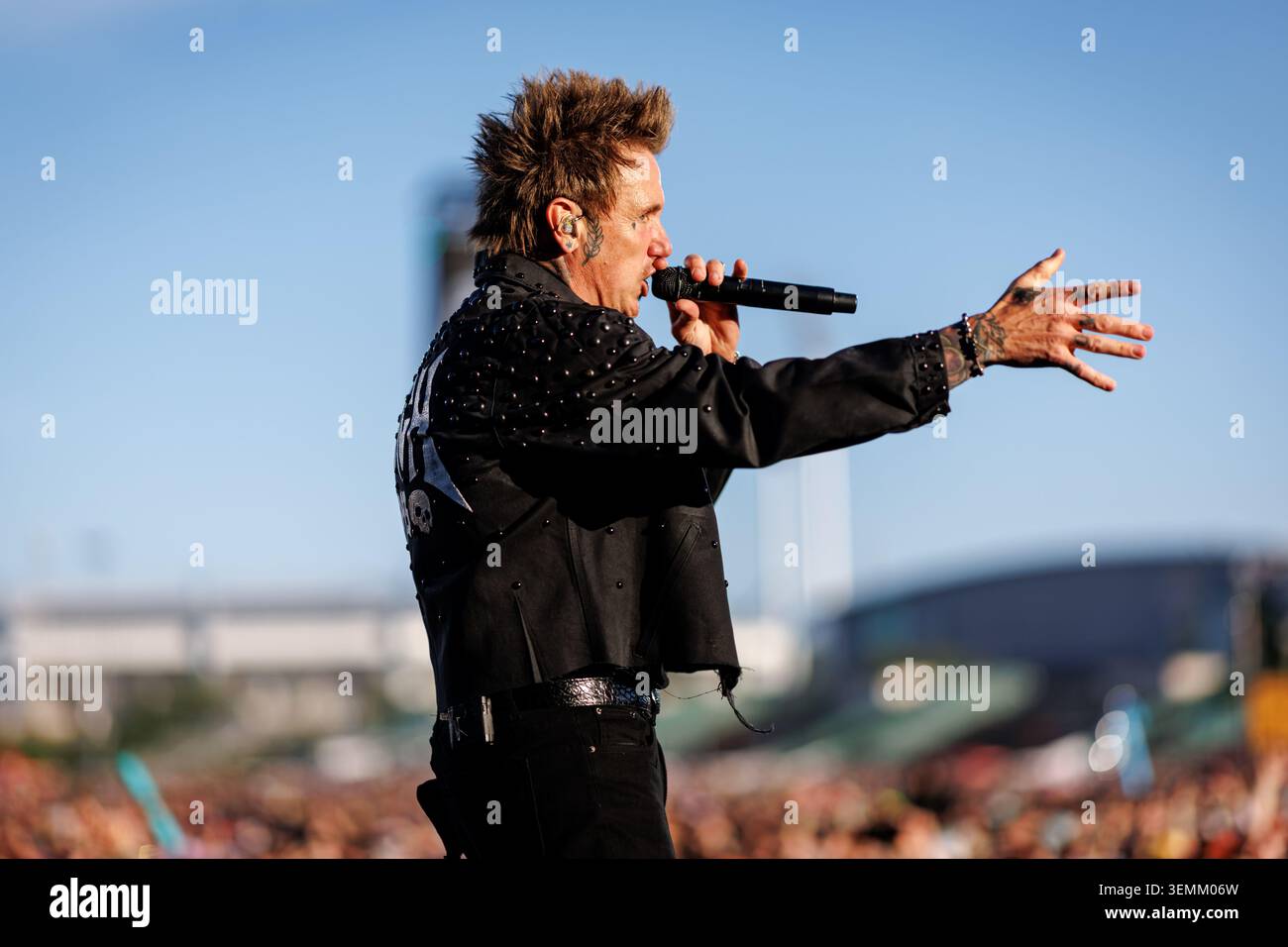 07 June 2026, Bavaria, Nuremberg: Jacoby Shaddix, singer of the US rock ...