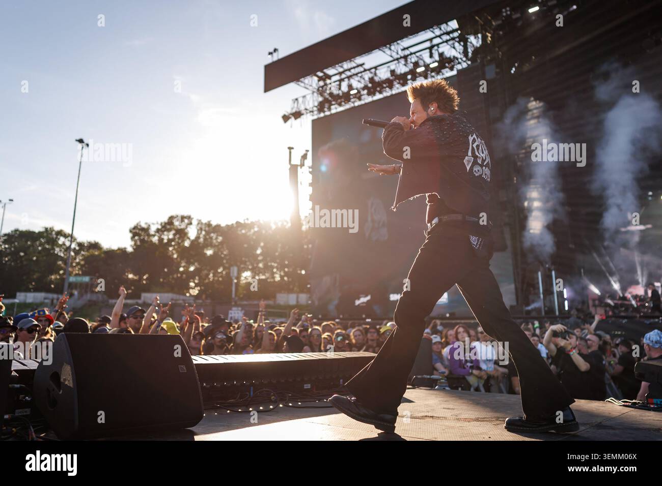 07 June 2026, Bavaria, Nuremberg: Jacoby Shaddix, singer of the US rock ...