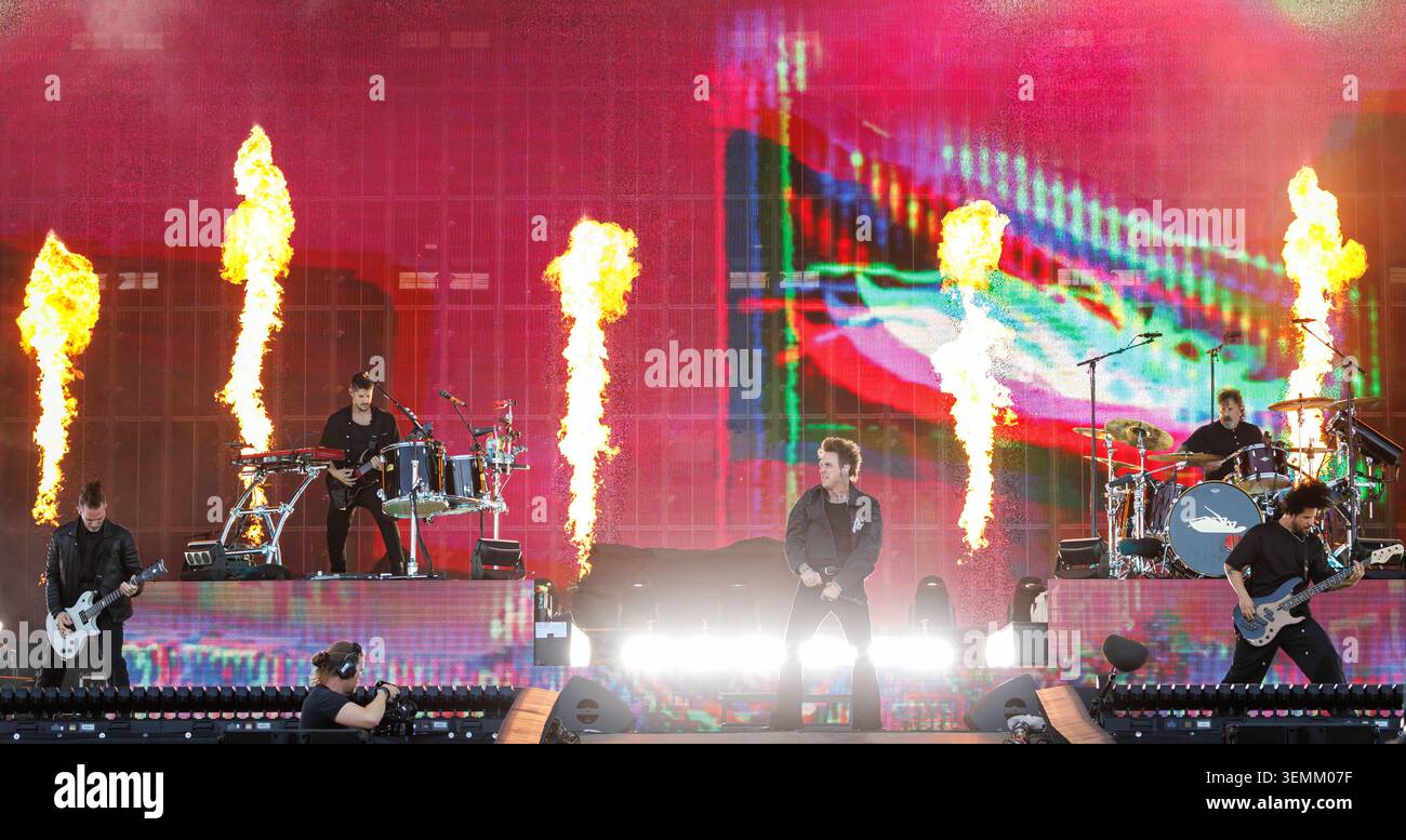 07 June 2026, Bavaria, Nuremberg: Jacoby Shaddix, singer of the US rock ...