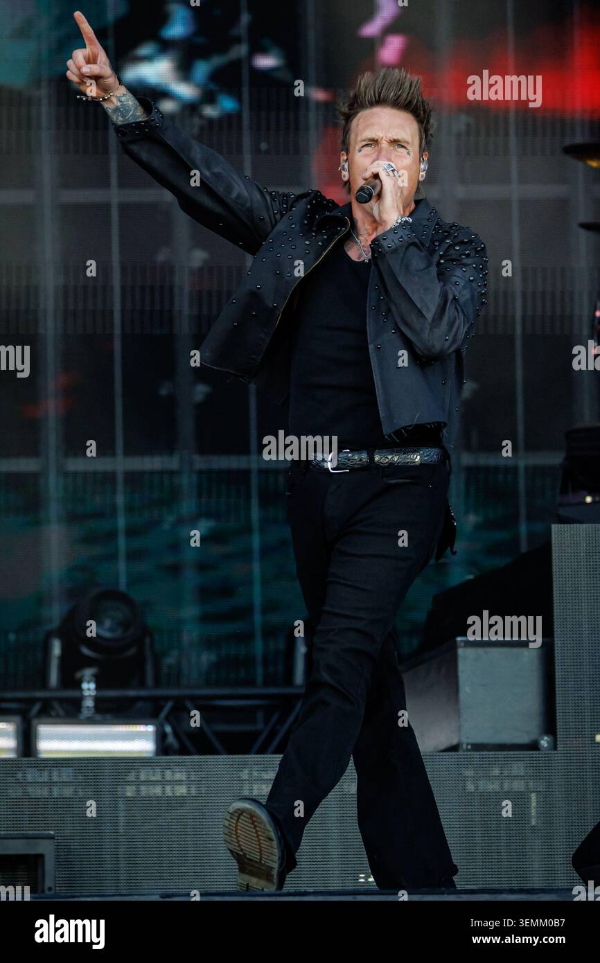 07 June 2026, Bavaria, Nuremberg: Jacoby Shaddix, singer of the US rock ...