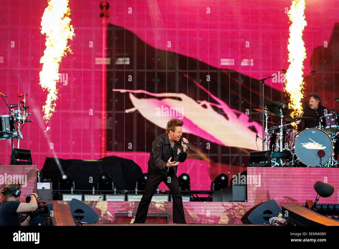 07 June 2026, Bavaria, Nuremberg: Jacoby Shaddix, singer of the US rock ...