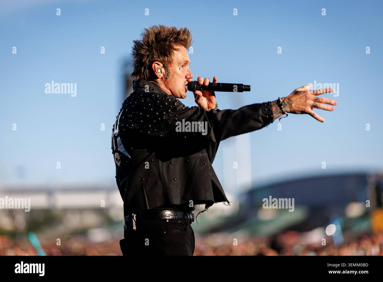 07 June 2026, Bavaria, Nuremberg: Jacoby Shaddix, singer of the US rock ...