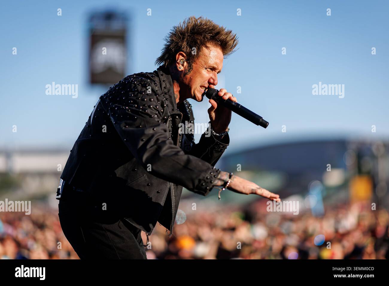 07 June 2026, Bavaria, Nuremberg: Jacoby Shaddix, singer of the US rock ...