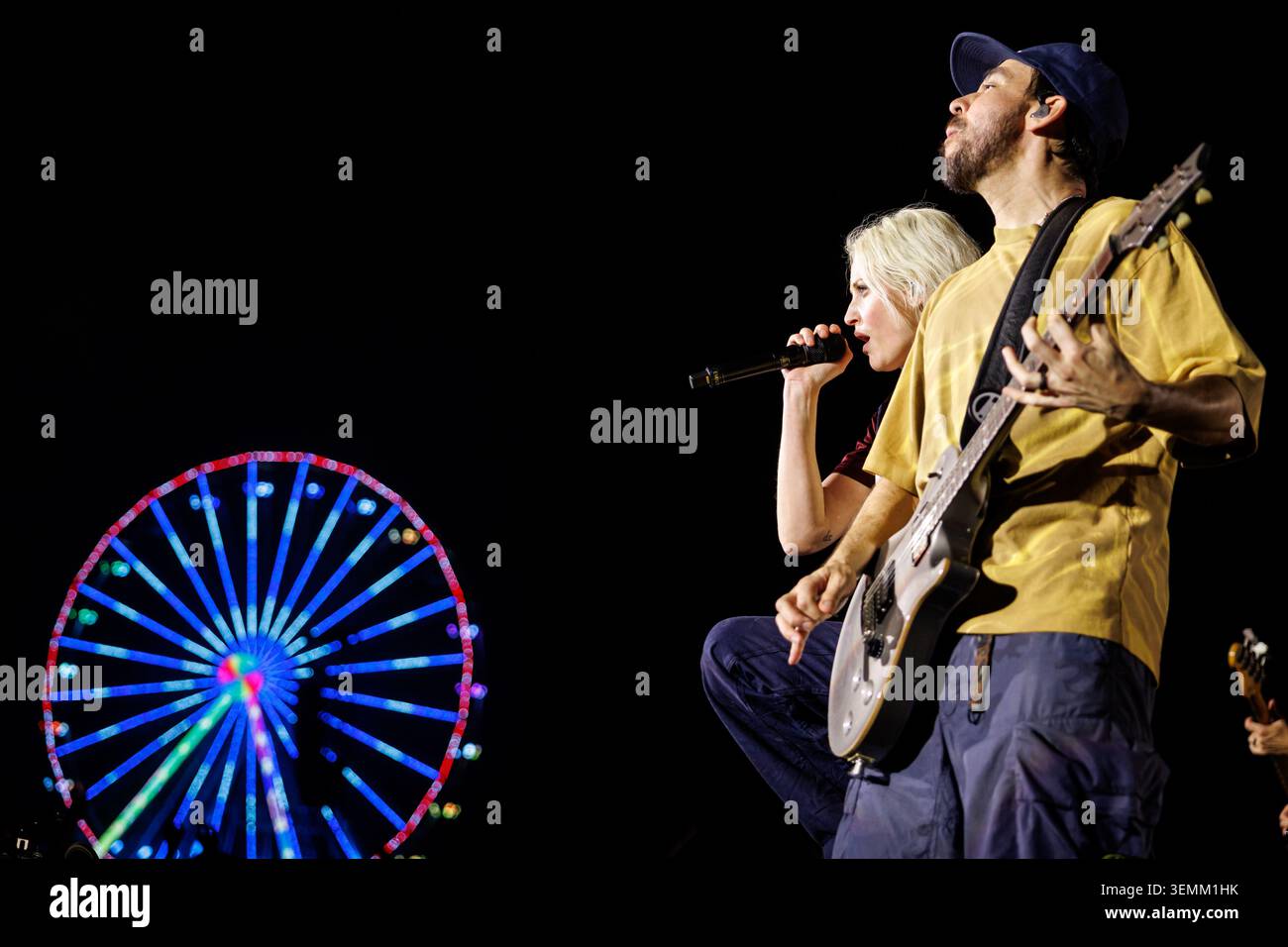 07 June 2026, Bavaria, Nuremberg: Singers Emily Marcia Armstrong and ...