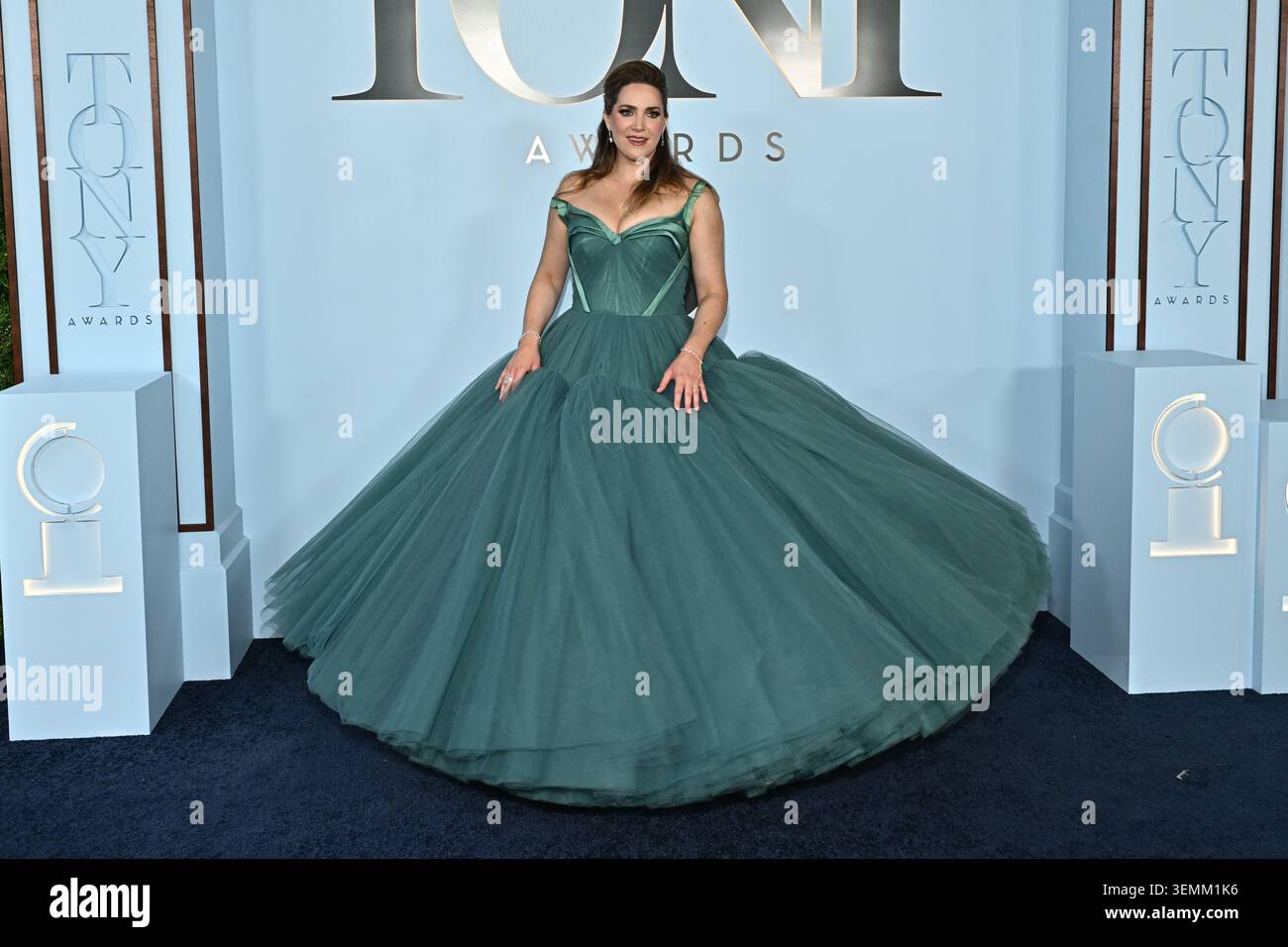 Sara Chase arrives at the 79th Tony Awards on Sunday, June 7, 2026, at ...