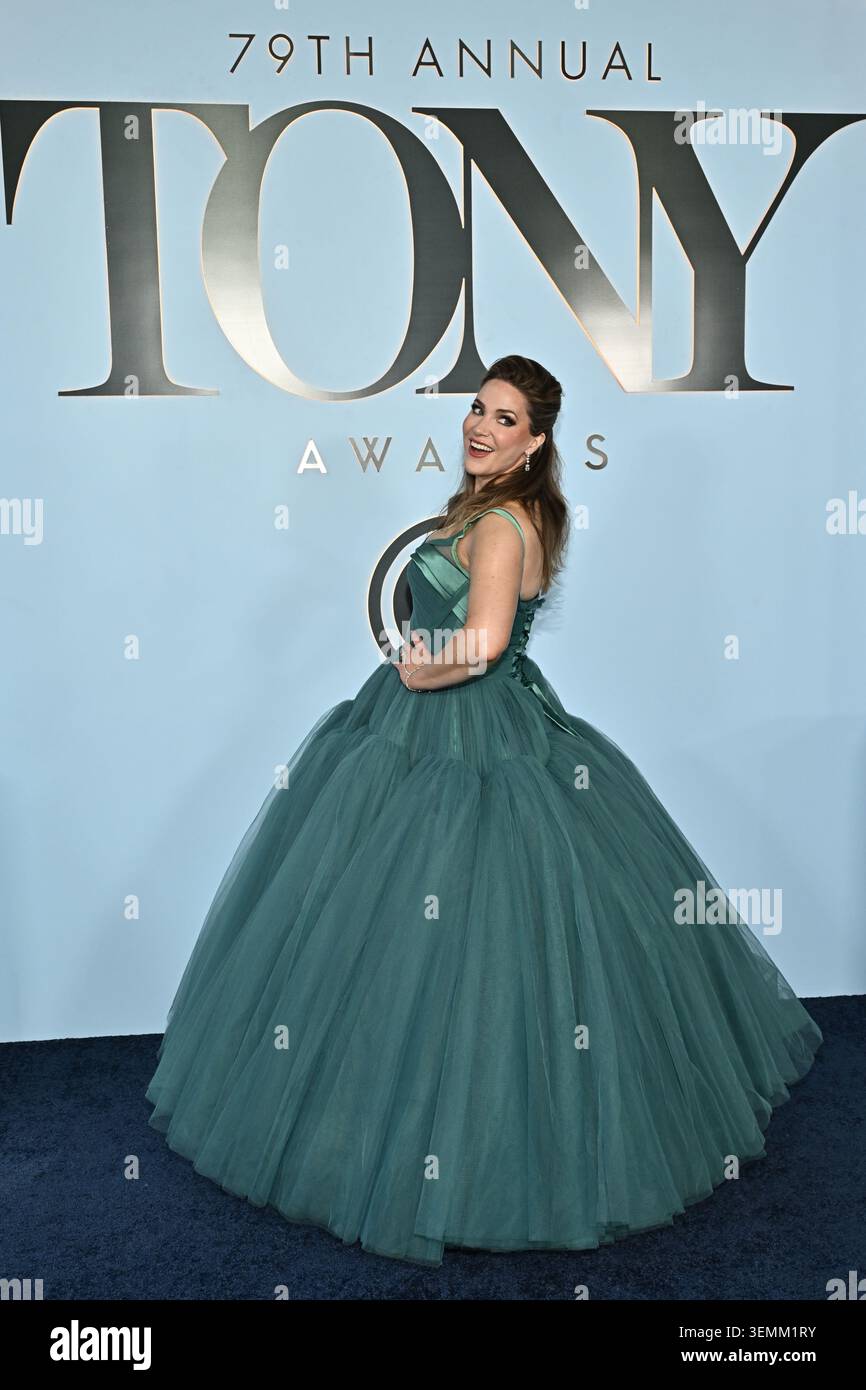 Sara Chase arrives at the 79th Tony Awards on Sunday, June 7, 2026, at ...