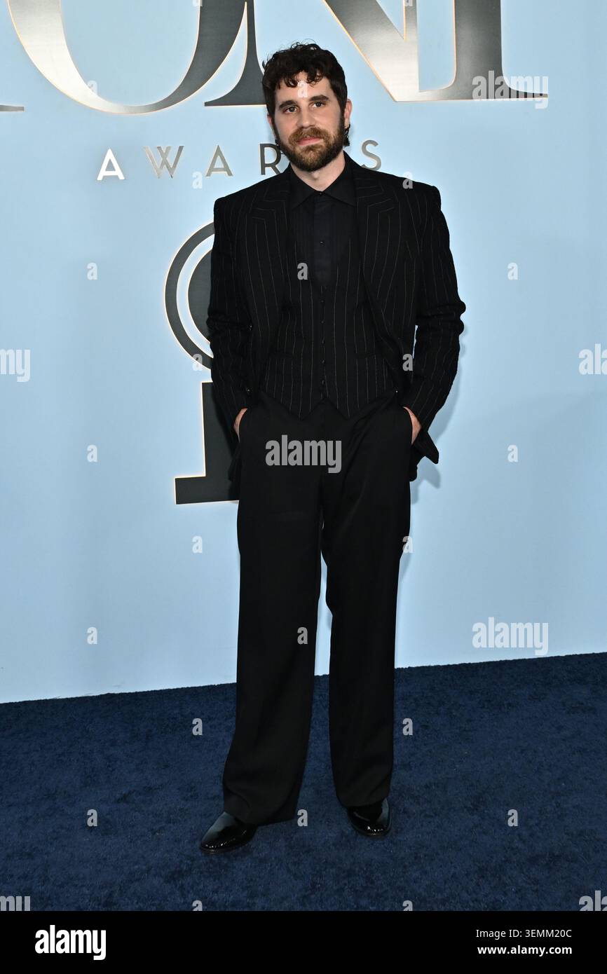 Ben Platt arrives at the 79th Tony Awards on Sunday, June 7, 2026, at ...