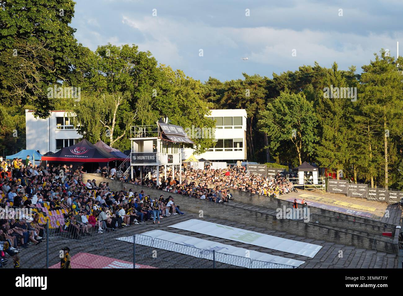 Poznań, Poland. 7 June, 2026. A wide shot shows the packed stadium ...