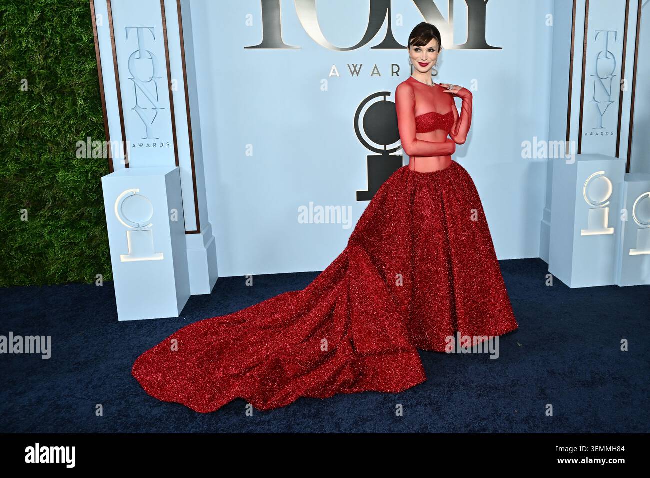 Dylan Mulvaney arrives at the 79th Tony Awards on Sunday, June 7, 2026 ...