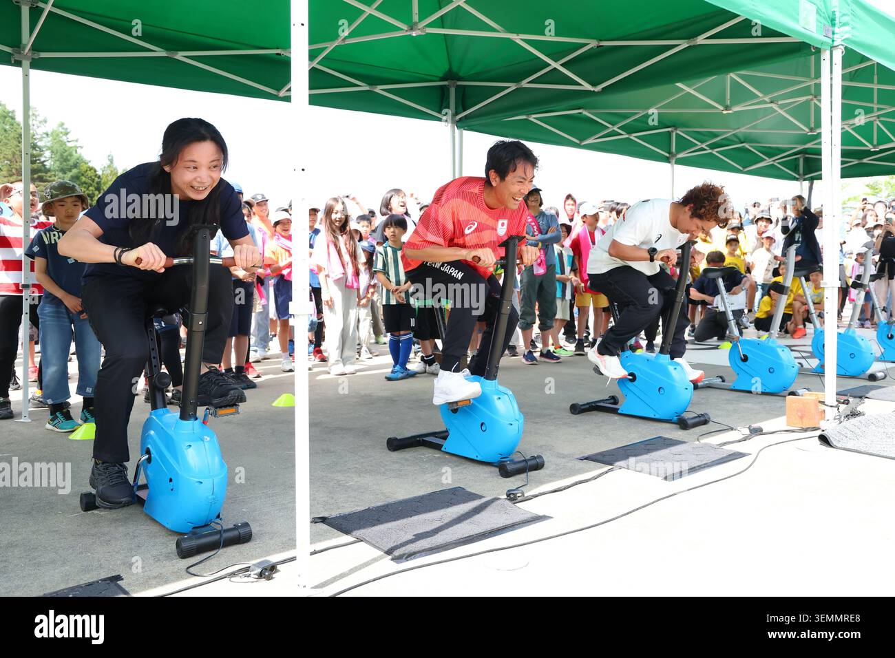 (L-R) Miho Takagi, Akito Watabe, Taiga Hasegawa, JUNE 6, 2026 : "WATABE ...