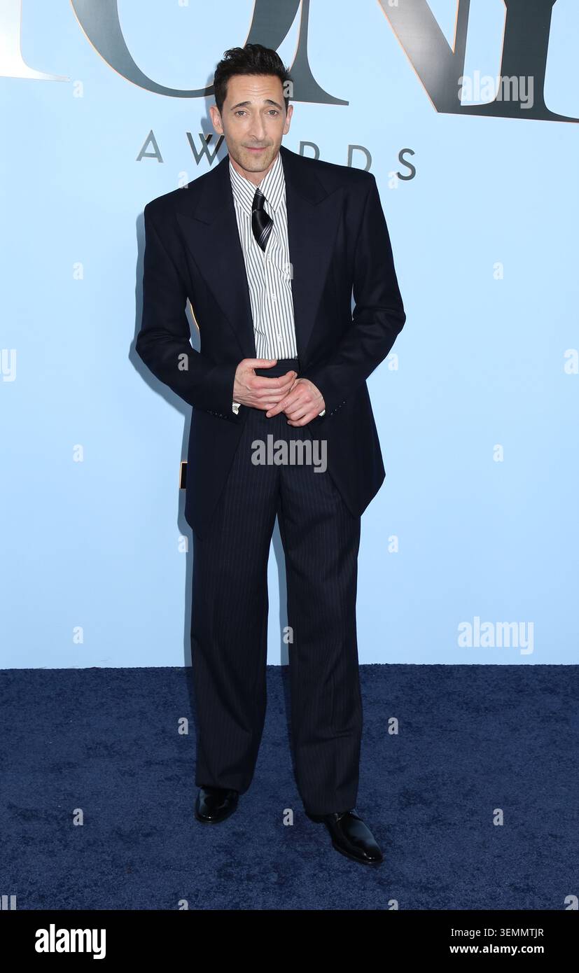 Adrien Brody attending the 79th Annual Tony Awards held at Radio City ...