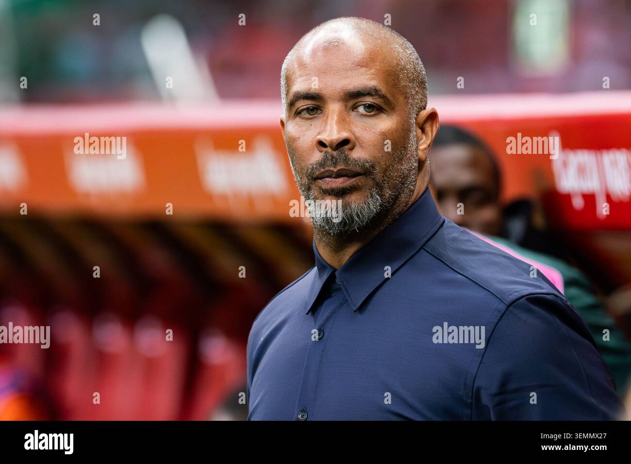Eric Chelle coach of Nigeria seen during the friendly match between ...