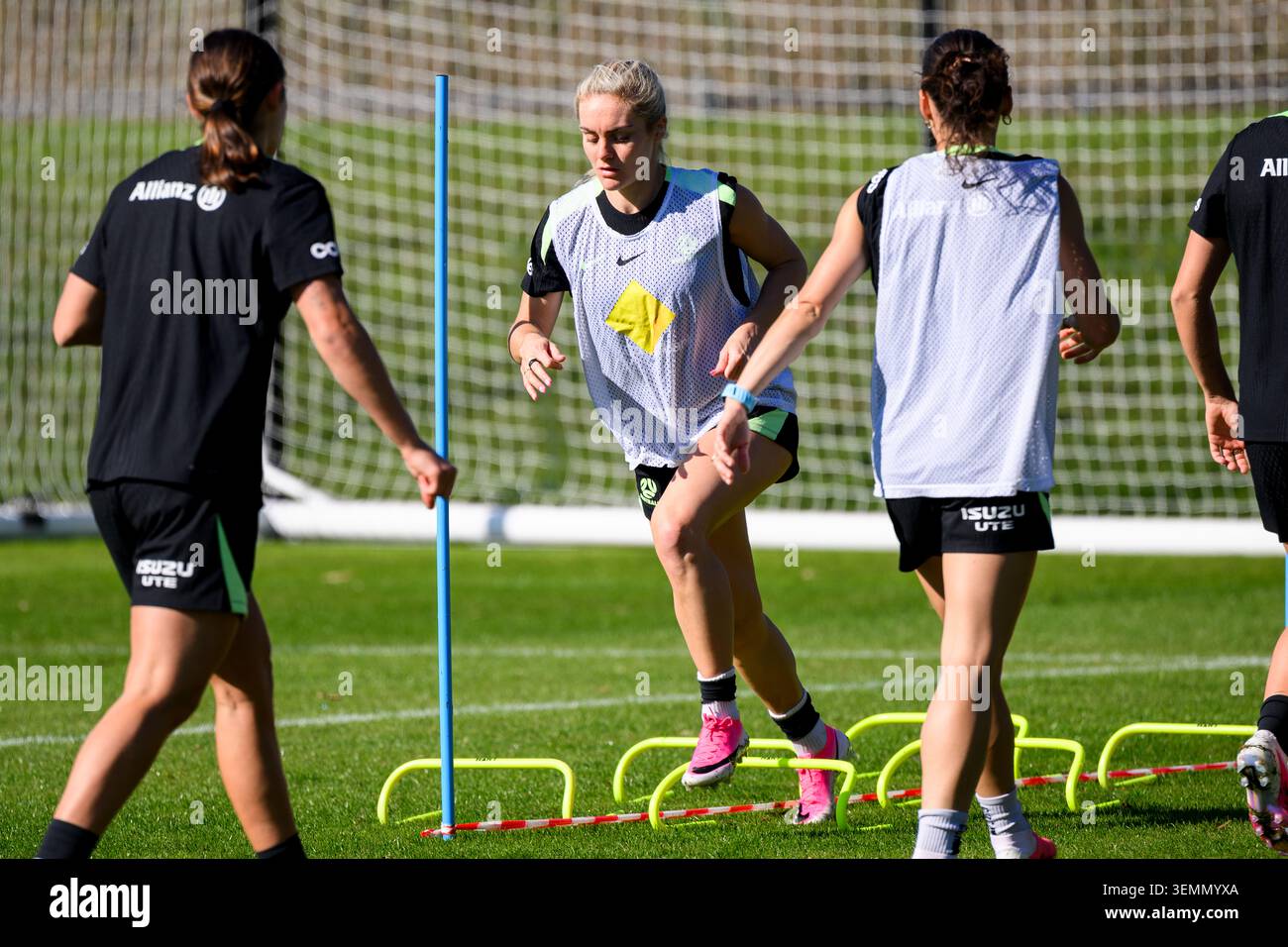 Ellie Carpenter during a Matildas training session at Sky Park, in ...