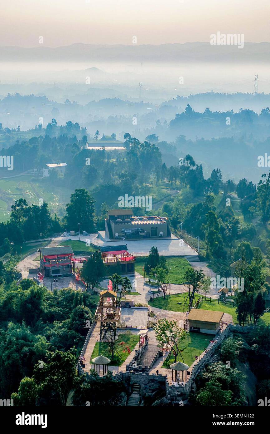 The Renhe ancient village in Guang'an, Sichuan Province is transformed ...
