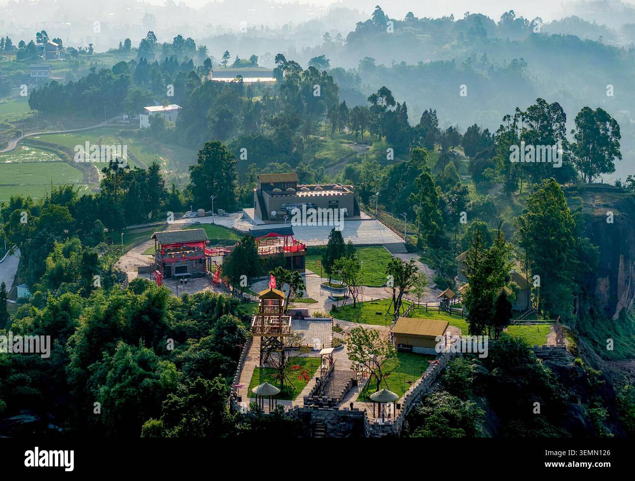 The Renhe ancient village in Guang'an, Sichuan Province is transformed ...