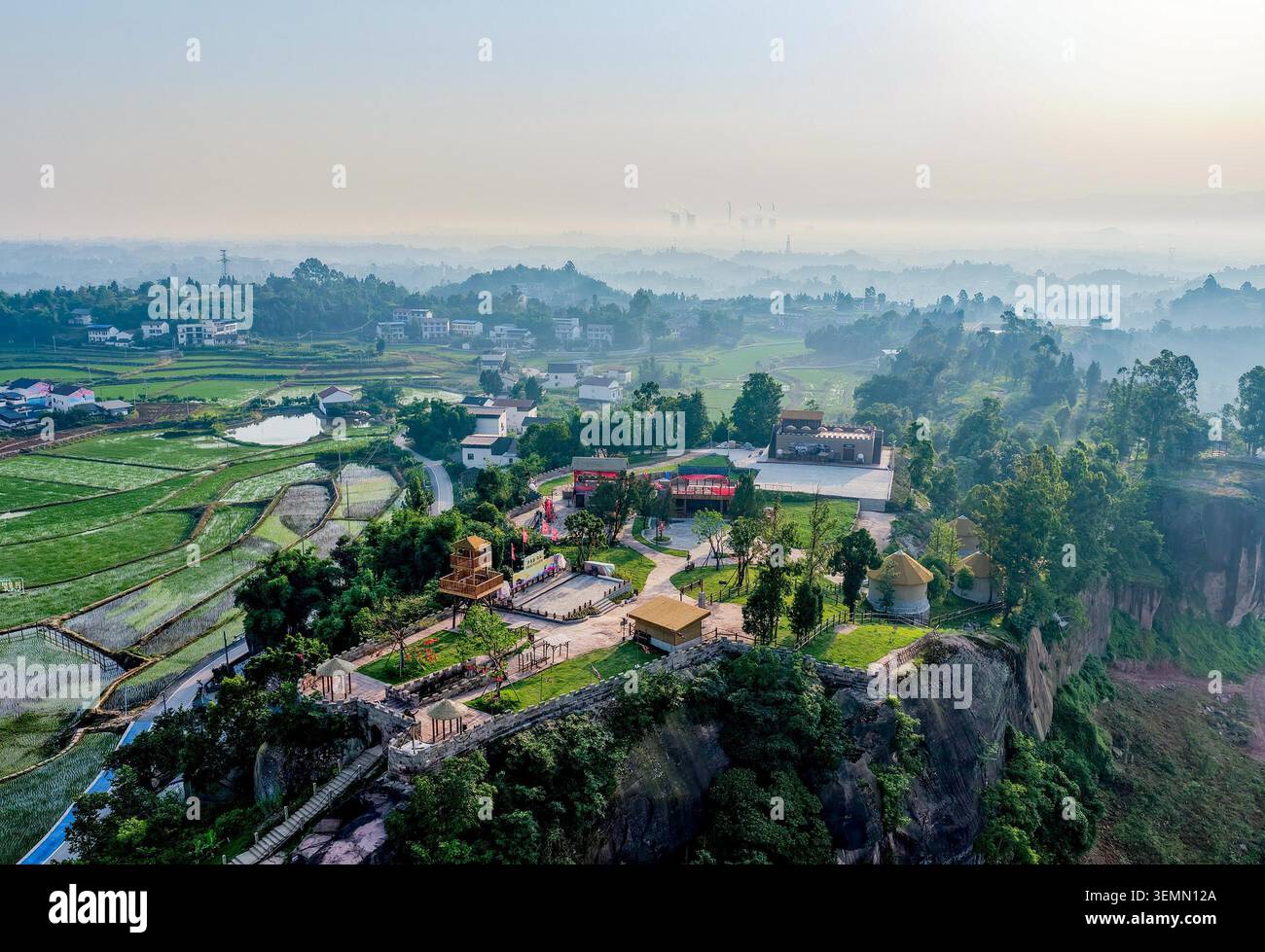 The Renhe ancient village in Guang'an, Sichuan Province is transformed ...