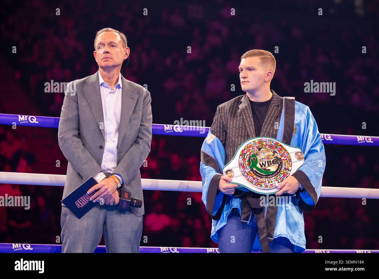 Manchester, England, 7th June, 2026. Adam Smith and Campbell Hatton at ...