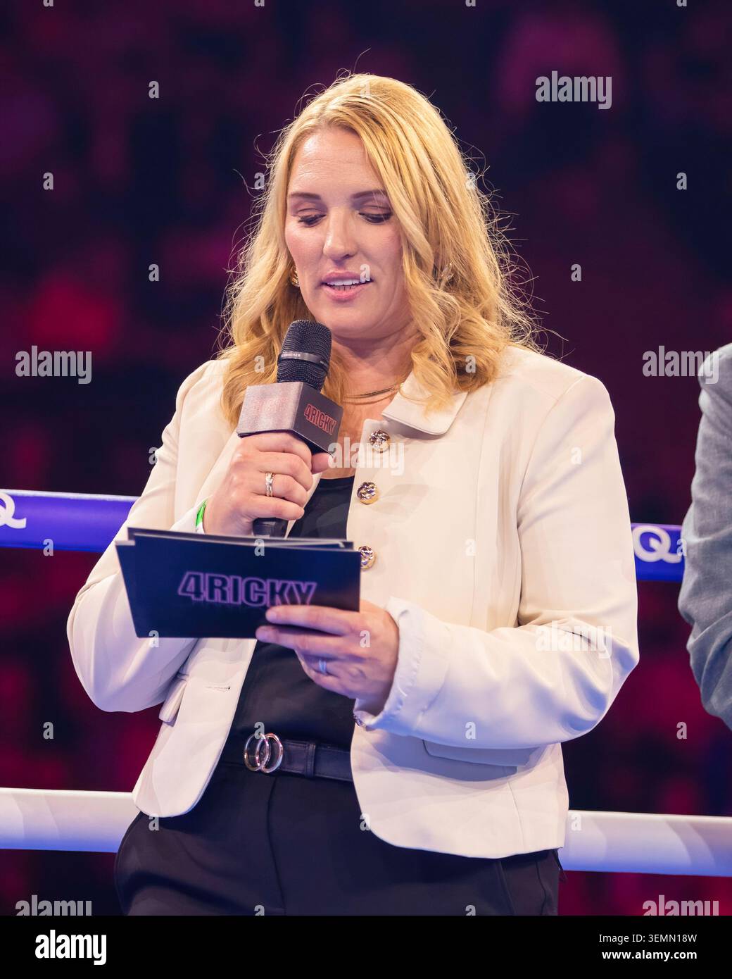Manchester, England, 7th June, 2026. Stacey Copeland at Evening4Ricky ...
