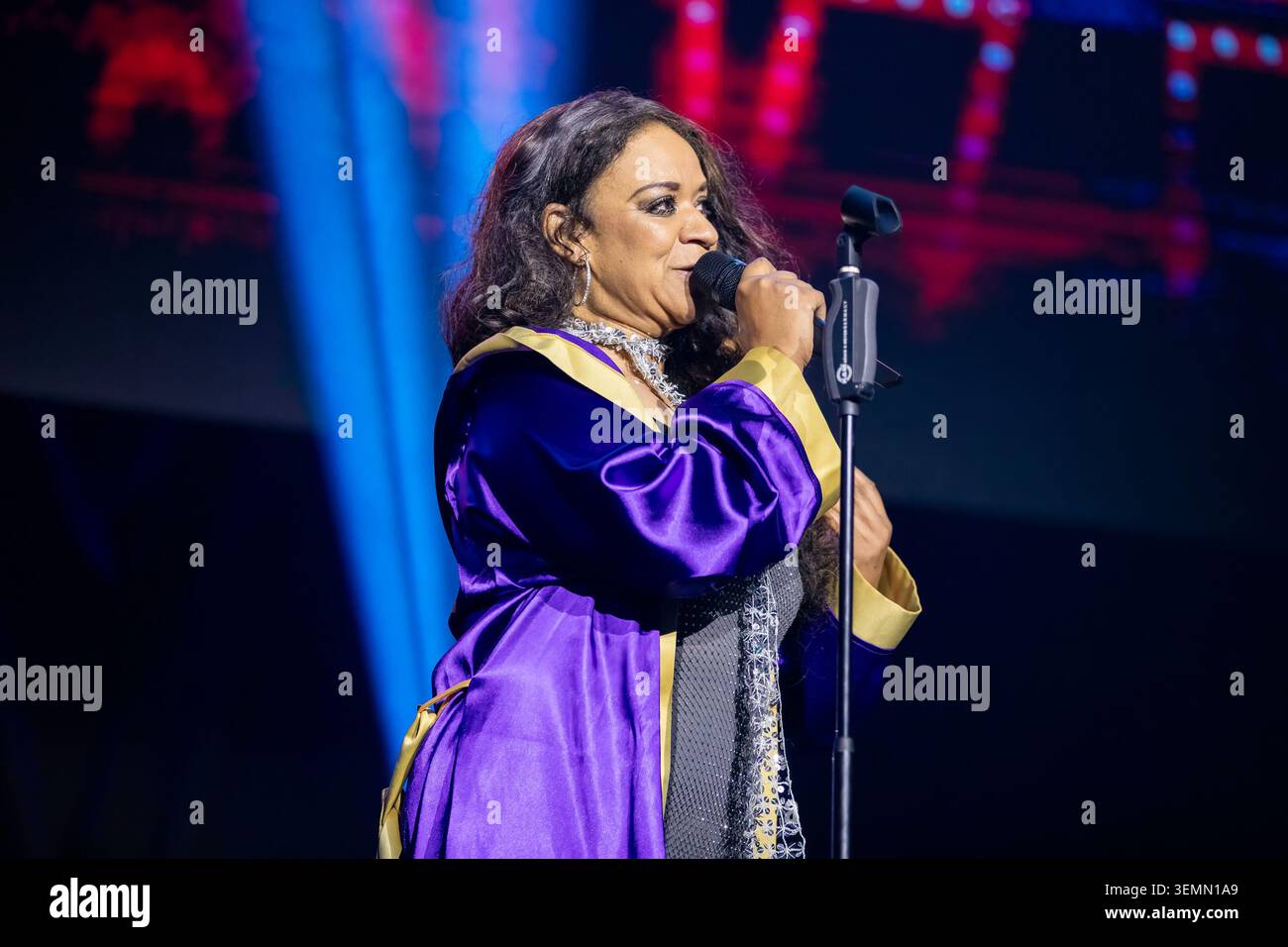 Manchester, England, 7th June, 2026. Rowetta performing at ...