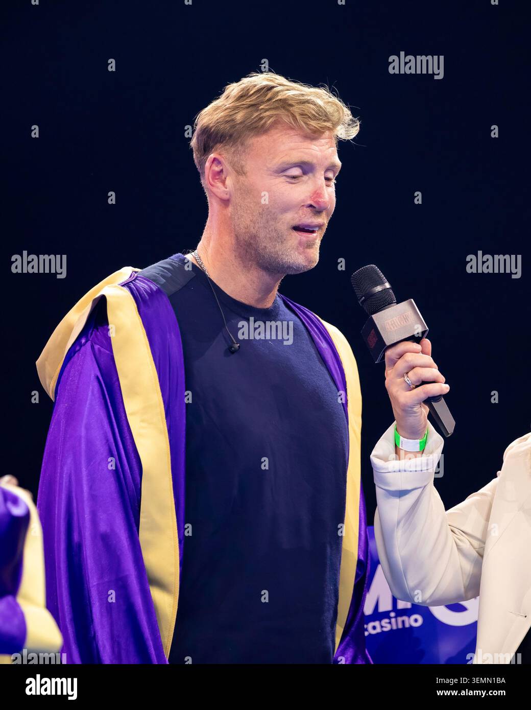 Manchester, England, 7th June, 2026. Freddie Flintoff at Evening4Ricky ...