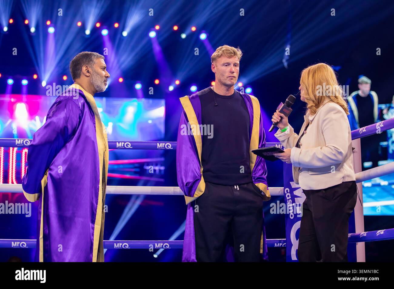 Manchester, England, 7th June, 2026. Stacey Copeland interviewing ...
