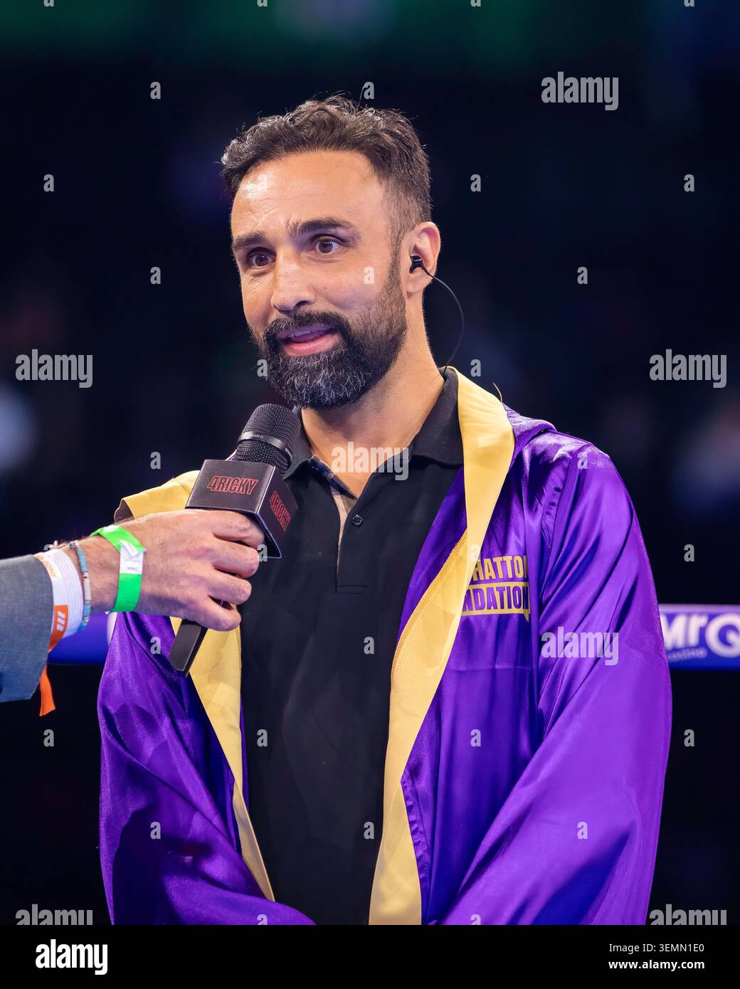 Manchester, England, 7th June, 2026. Paulie Malignaggi at Evening4Ricky ...
