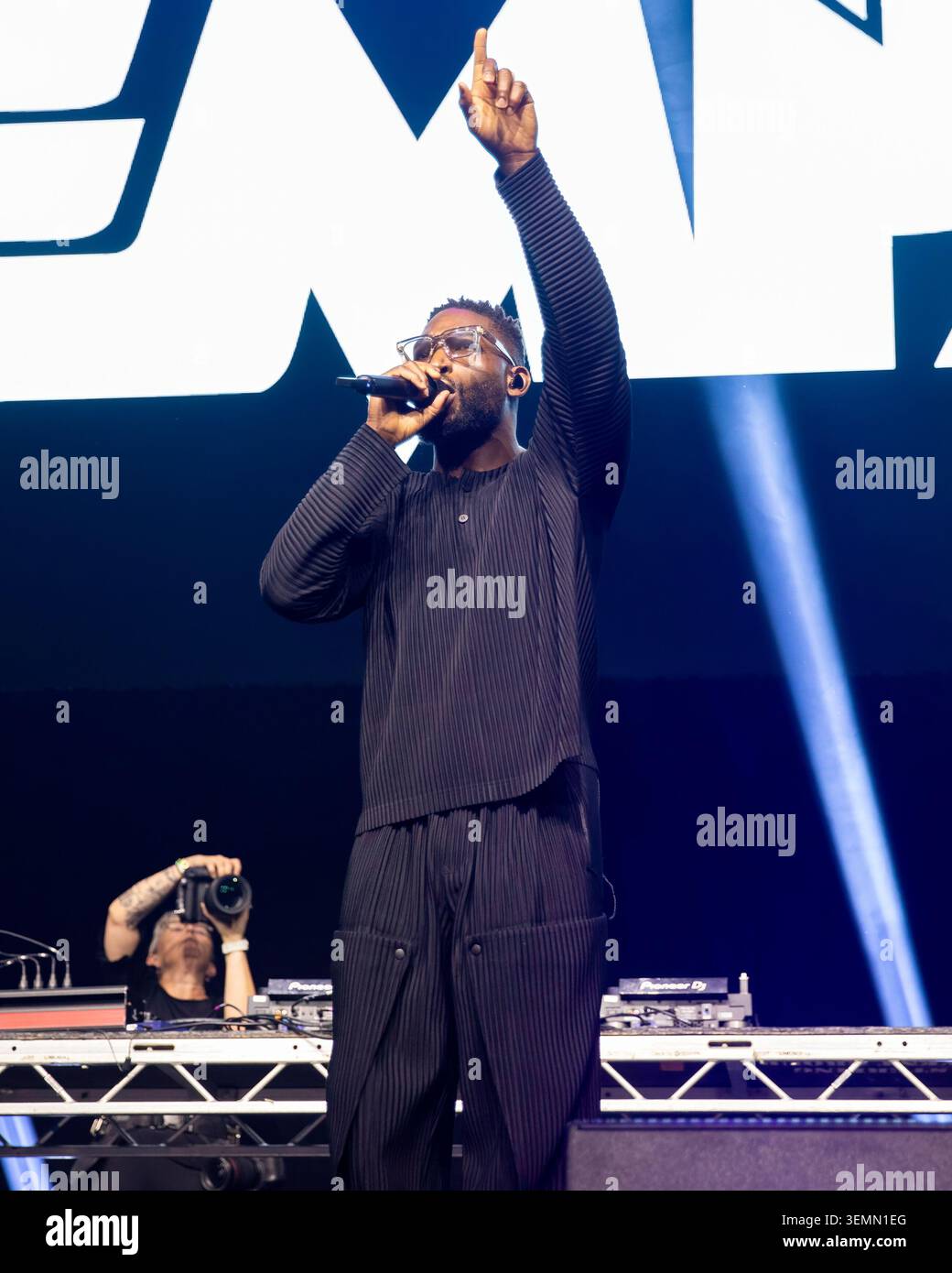 Manchester, England, 7th June, 2026. Tinie Tempah performing at ...