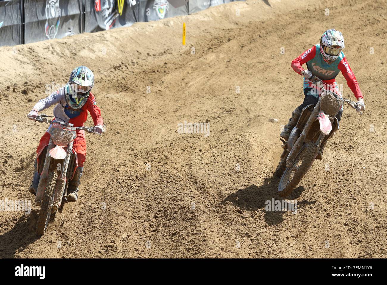 Participants during the 4th stage of the Russian RGP MX Championship ...