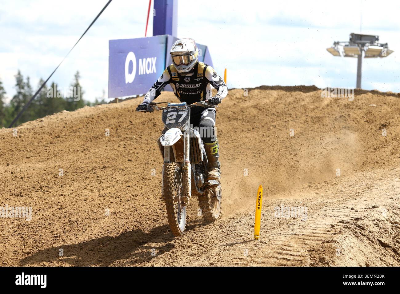 Maksim Bocharov during the 4th stage of the Russian RGP MX Championship ...
