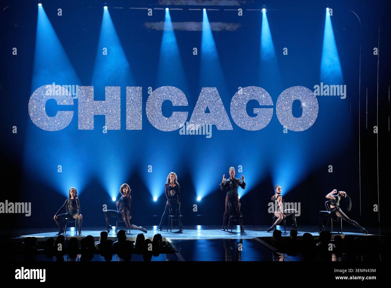 A performance of 'Cell Block Tango' from "Chicago" during the 79th Tony ...