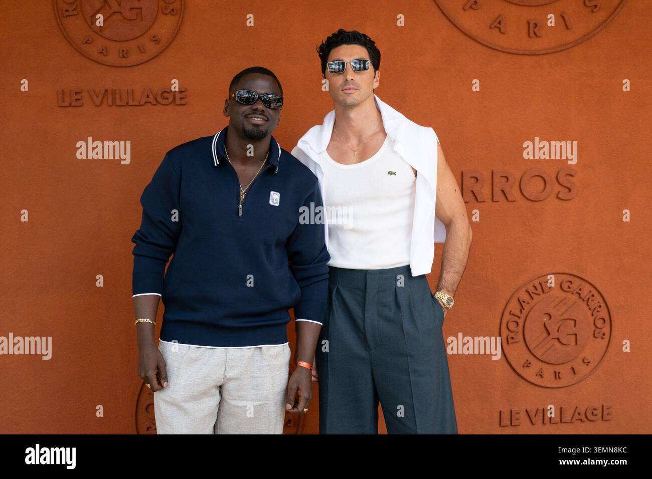 Taylor Zakhar Perez attends the 2026 French Open at Roland Garros on ...