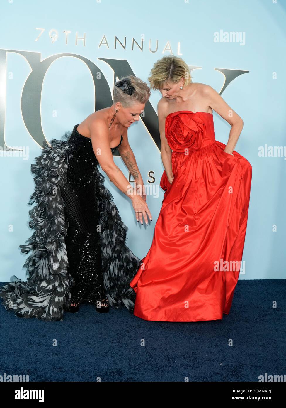 P!NK, Kerri Kenney-Silver attends the 79th Annual Tony Awards, held at ...